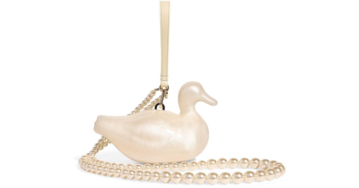 Simone Rocha Duck Clutch Bag in Natural | Lyst