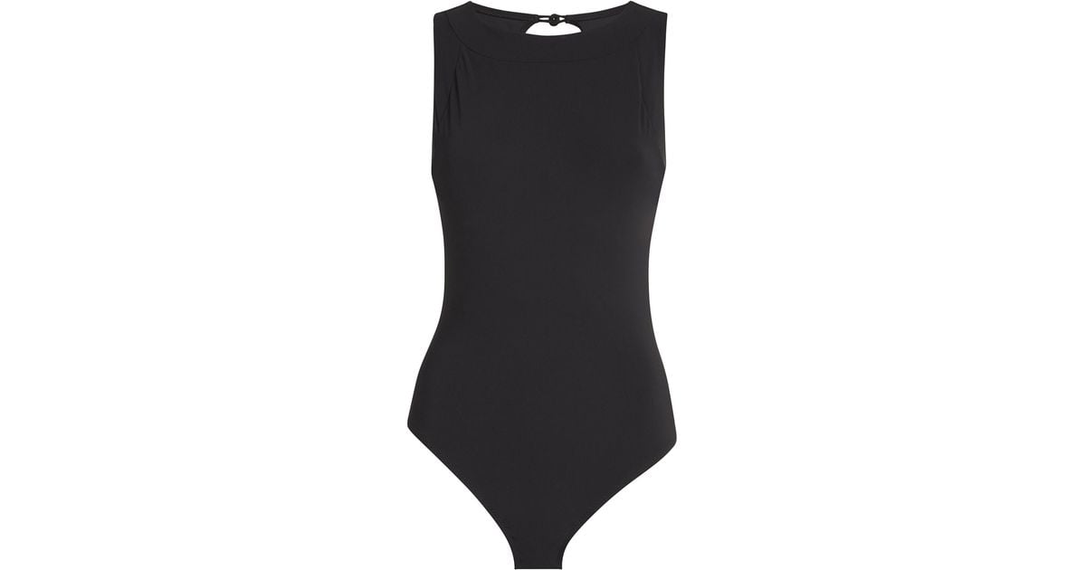 Shan High-Neck Swimsuit in Black | Lyst