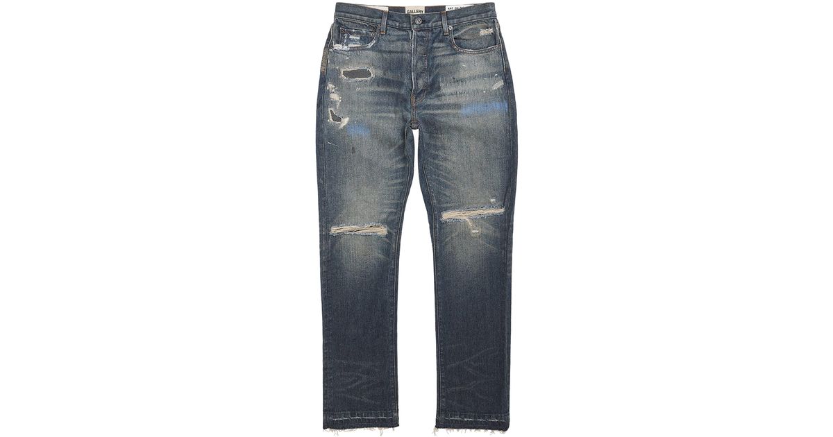 GALLERY DEPT. Paint-Detail Starr 5001 Straight-Leg Jeans in Blue for ...