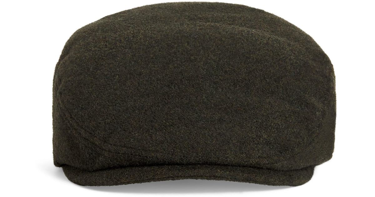 Stetson Wool-Cashmere Kent Flat Cap in Green for Men | Lyst