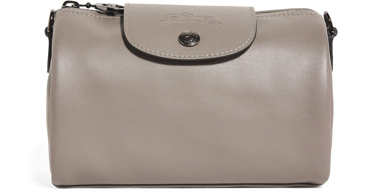 Longchamp Leather Le Pliage Xtra Cross-Body Bag in Grey | Lyst Canada