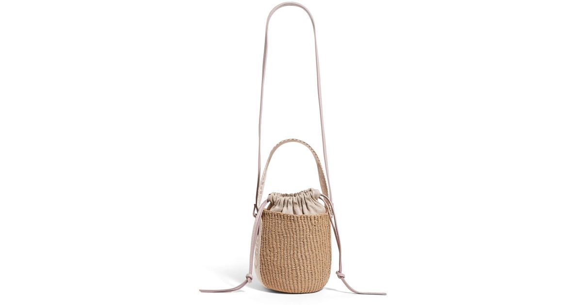 Chloé Small Woody Basket Bag in Natural | Lyst