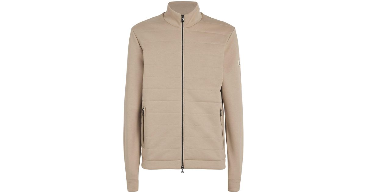 Bogner Jersey Padded Jayden Jacket in Natural for Men | Lyst