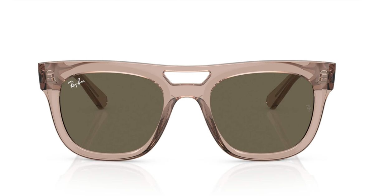 Ray-Ban Injected Phil Bio-Based Sunglasses in Grey | Lyst UK