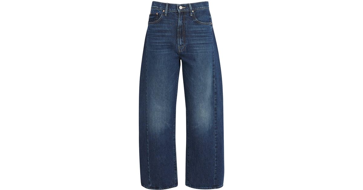 Mother The Half-Pipe Wide-Leg Jeans in Blue | Lyst UK