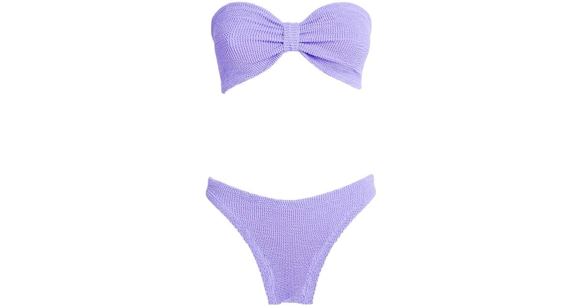 Hunza G Jean Bikini in Purple | Lyst