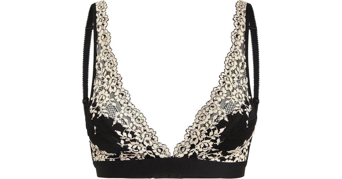 Wacoal Embrace Lace Soft Cup Bra in Black | Lyst