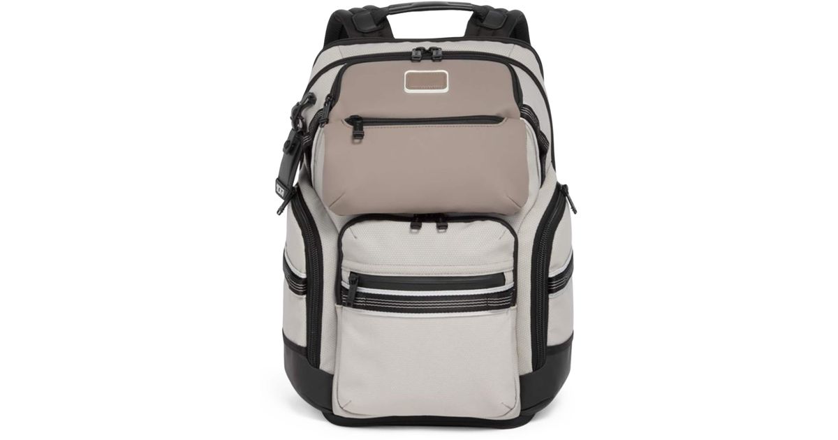 Tumi Alpha Bravo Business Nomadic Backpack in Gray for Men | Lyst