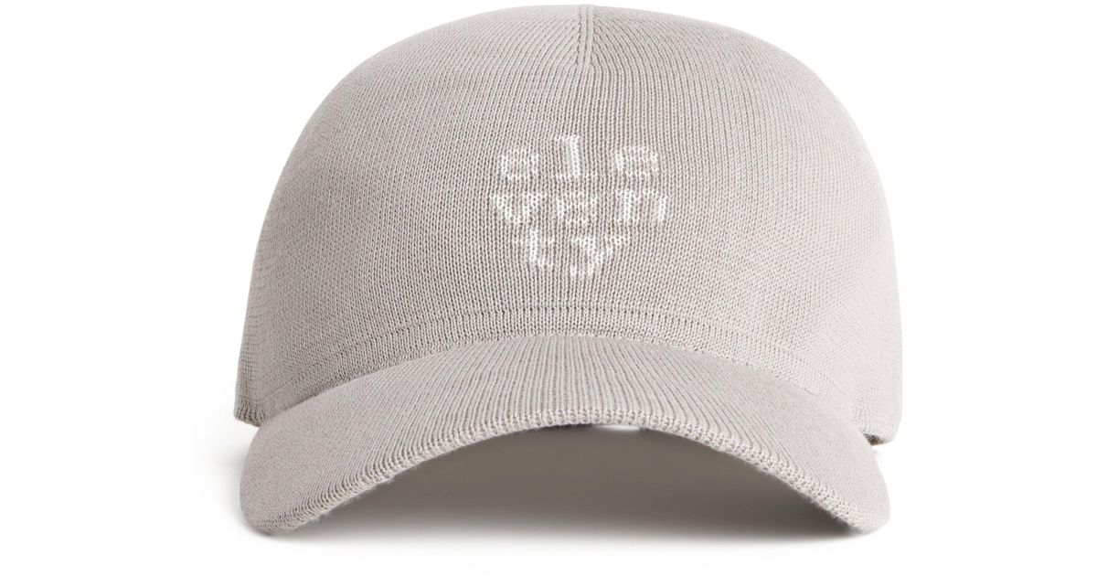 Eleventy Cotton-Blend Logo Baseball Cap in Grey | Lyst UK