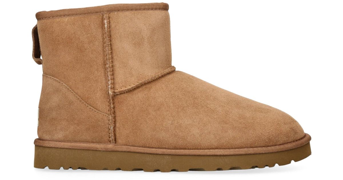 UGG Suede Mini Boots in Brown for Men | Lyst