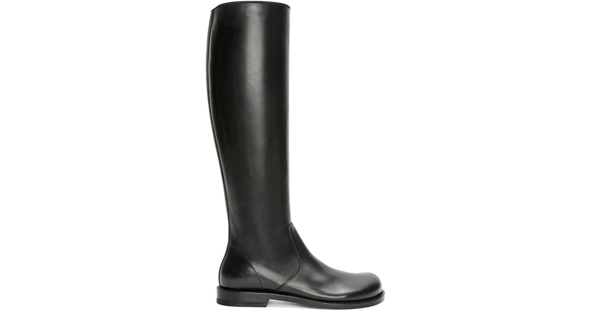 Loewe Leather Campo Chelsea Boots in Black | Lyst UK