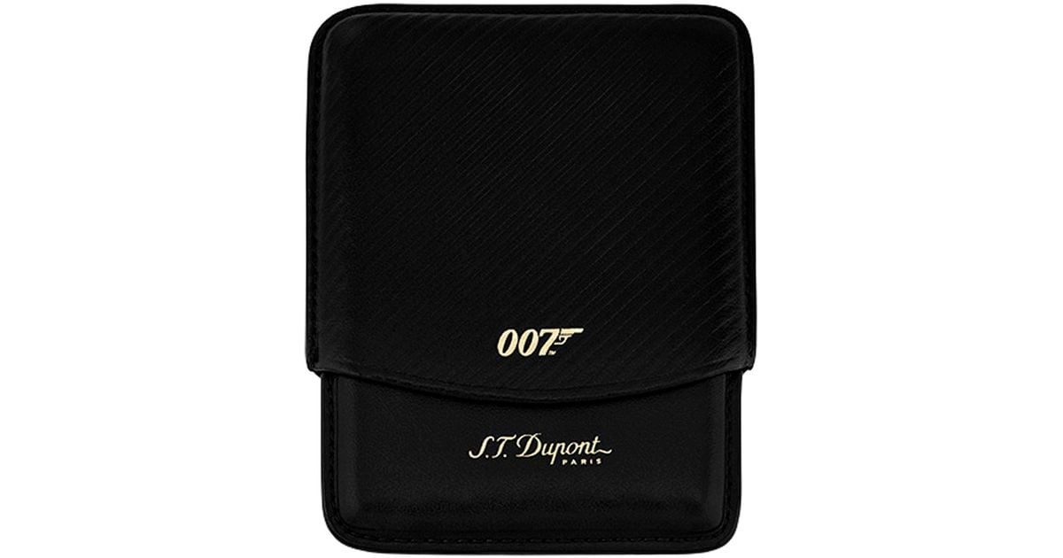 ST Dupont James Bond 007 Cigarette Case in Black | Lyst