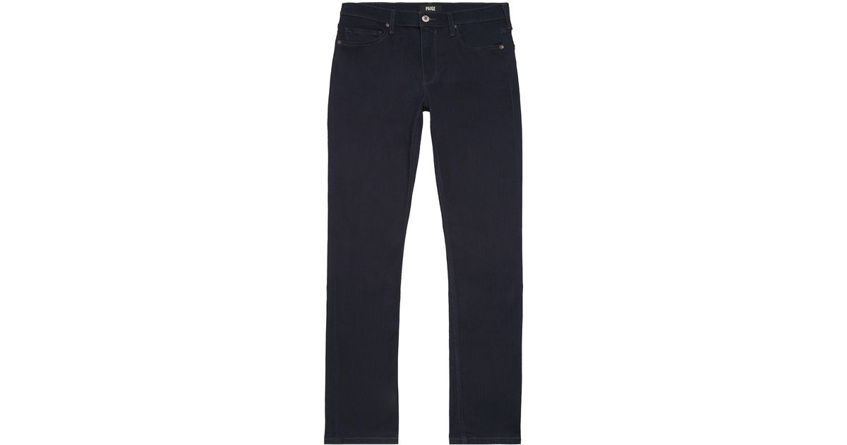 PAIGE Federal Slim-Straight Jeans in Blue for Men | Lyst UK