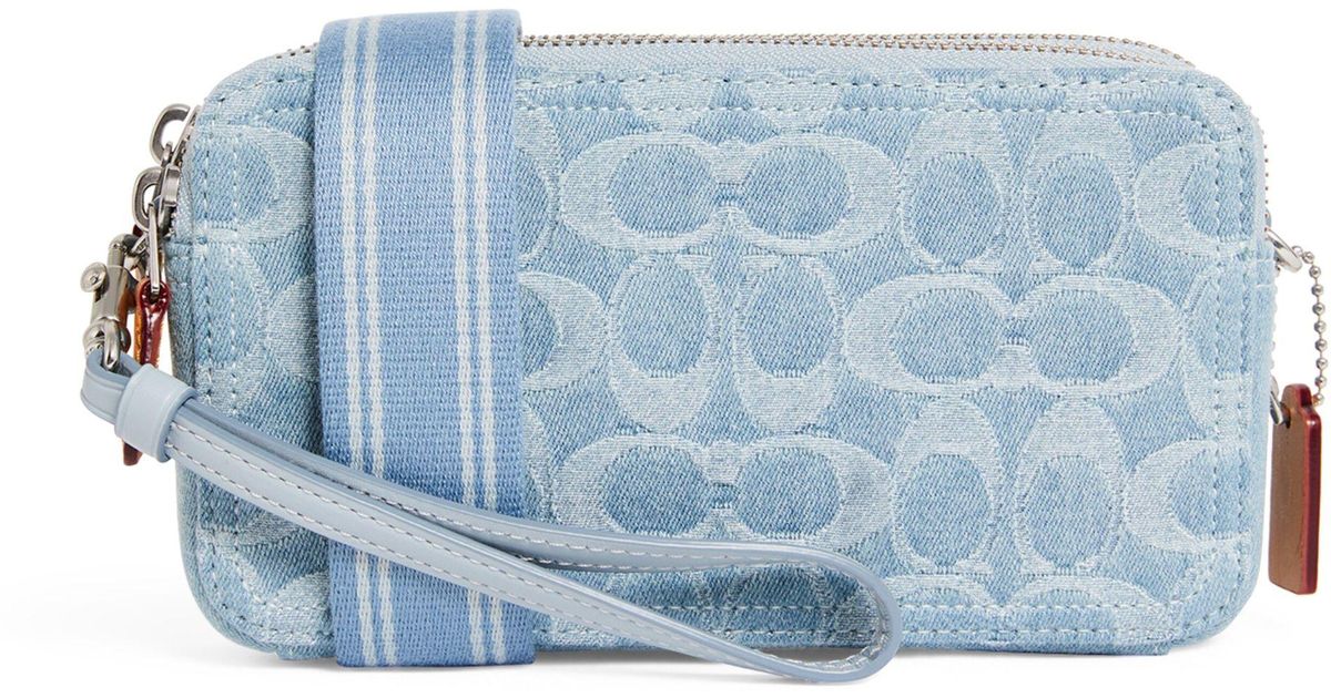 COACH Denim Kira Cross-body Bag in Blue | Lyst