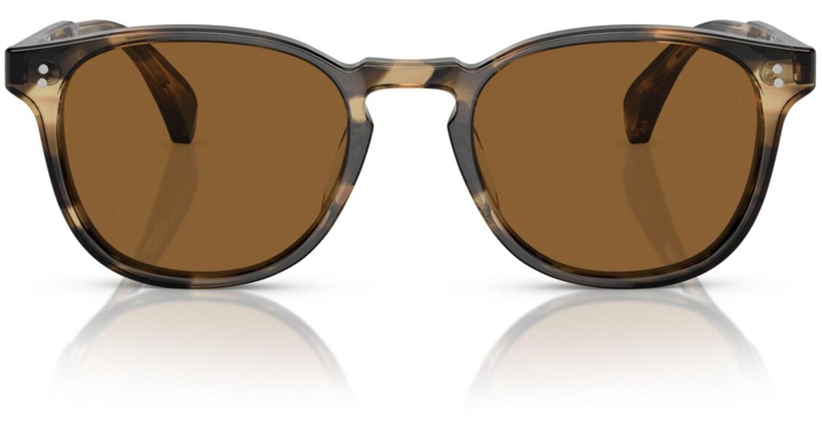 Oliver Peoples Acetate Finley Esq. Sun Sunglasses in Brown | Lyst UK