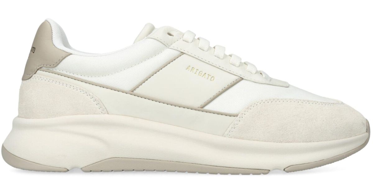 Axel Arigato Leather Genesis Neo Runner Sneakers in White for Men | Lyst UK