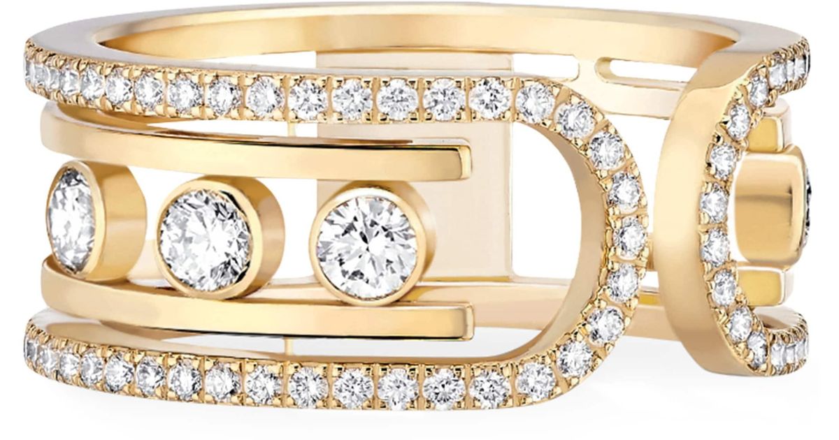 Messika And Diamond Move 10Th Birthday Ring in Metallic | Lyst UK