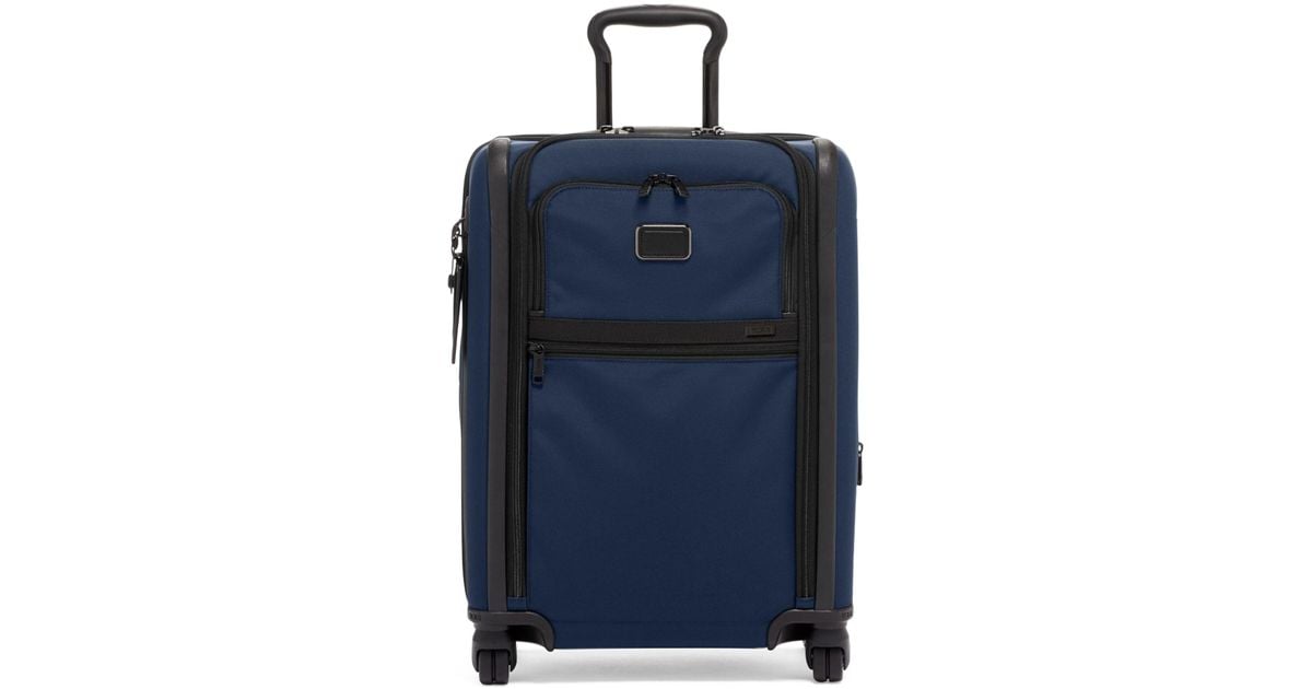 Tumi Alpha 3 Continental Dual Access 4 Wheel Carry-On Suitcase in Blue ...