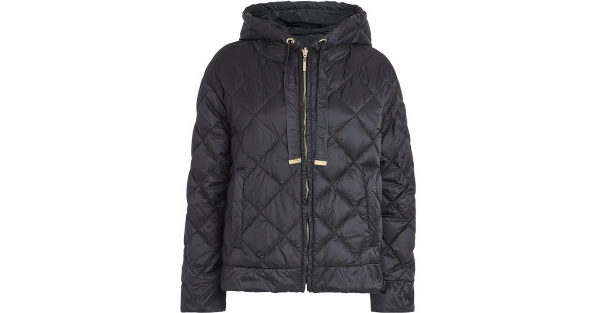 Max Mara The Cube Reversible Quilted Jacket in Black | Lyst