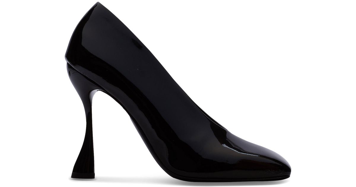 Balmain Patent Leather Eden Pumps 95 in Black | Lyst