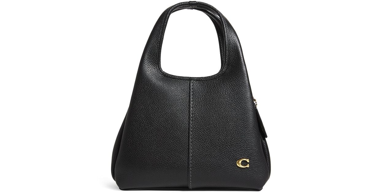 COACH Leather Lana 23 Shoulder Bag in Black | Lyst
