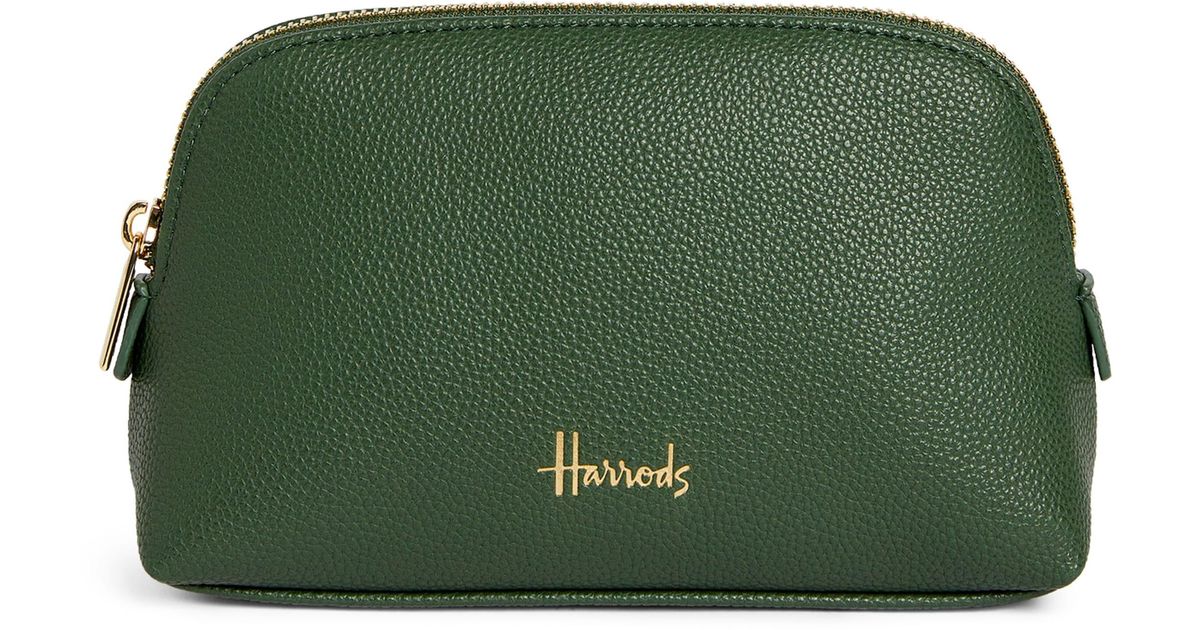 Harrods Oxford Cosmetic Bag in Green | Lyst UK