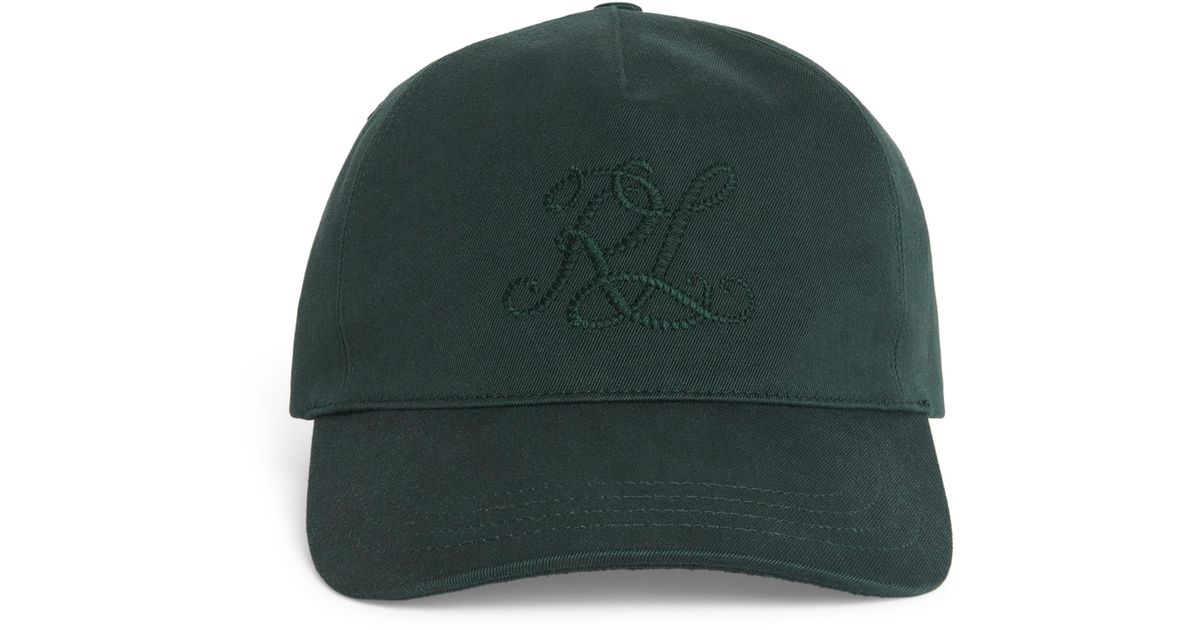 Ralph Lauren X Wimbledon Cotton Script Cap in Green for Men | Lyst UK