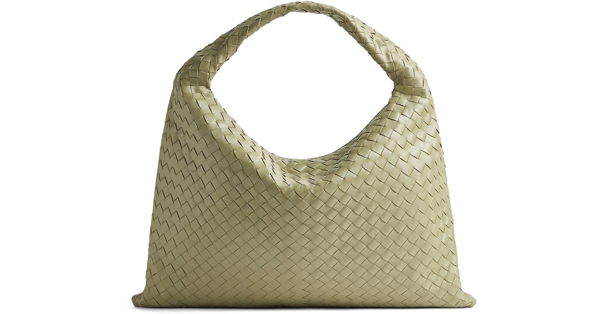 Bottega Veneta Large Hop Hobo Bag in Green | Lyst