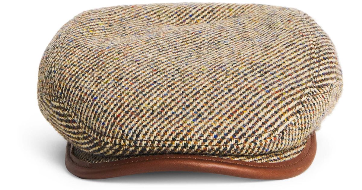 Stetson Wool-Blend Tweed Driver Cap in Natural for Men | Lyst