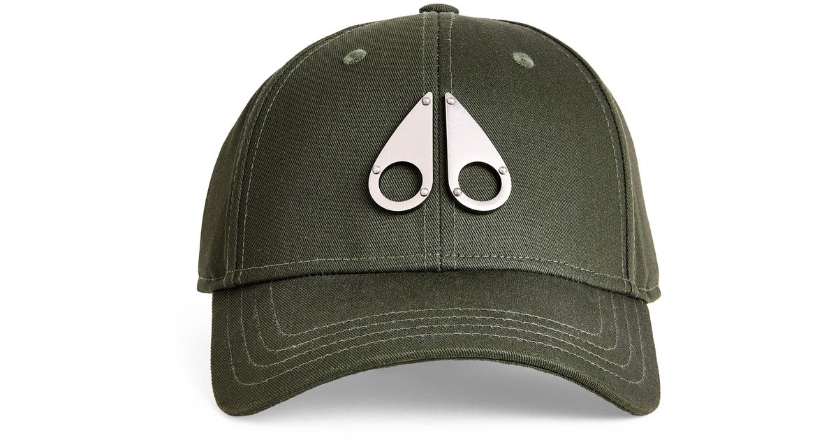 Moose Knuckles Icon Logo Baseball Cap in Green for Men | Lyst
