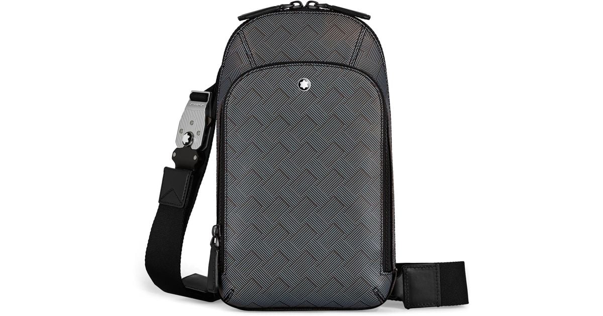 Montblanc Leather Extreme 3.0 Slingbag in Black for Men | Lyst