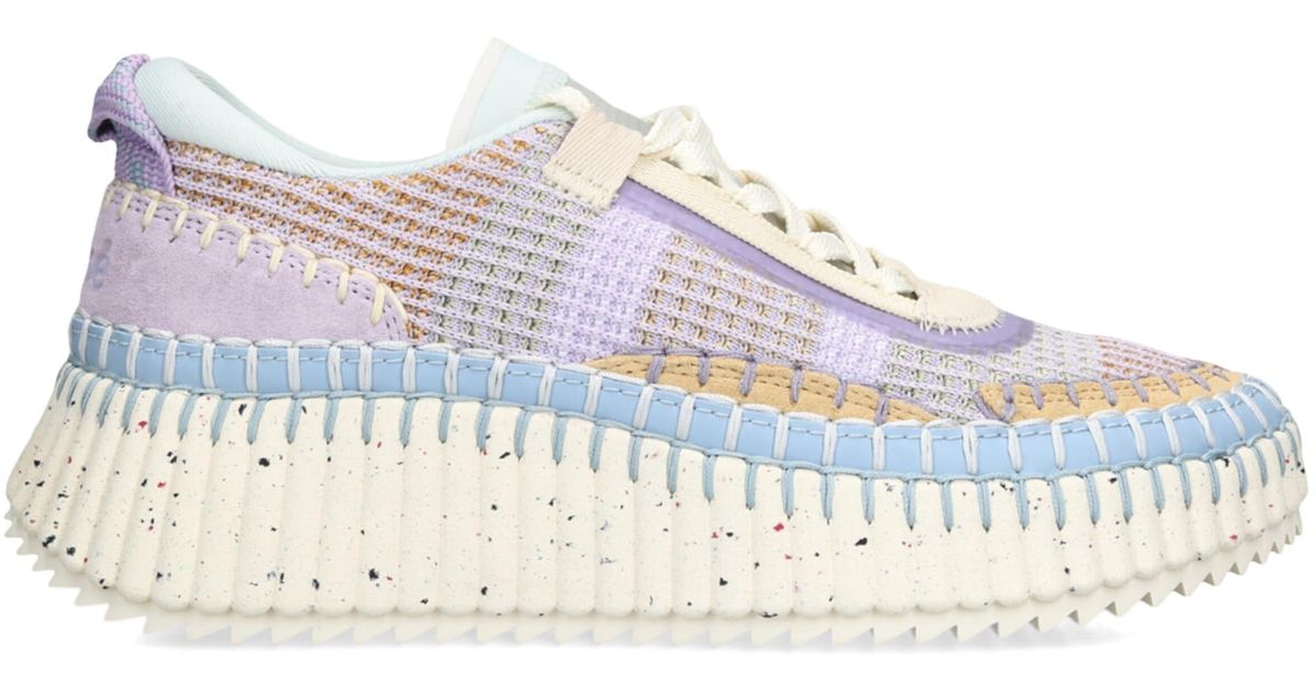 Chloé Nama Runner Sneakers in Blue | Lyst