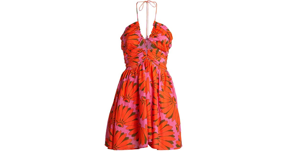 FARM Rio Copacabana Mini Dress in Red | Lyst UK