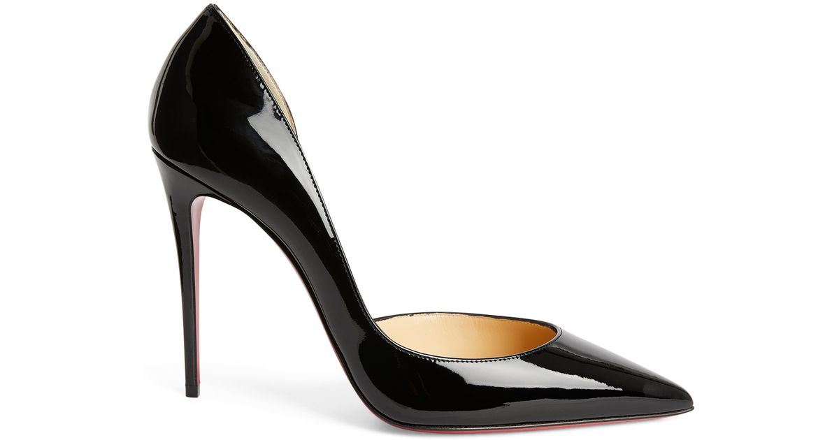 Christian Louboutin Iriza Patent Pumps 100 in Black | Lyst UK