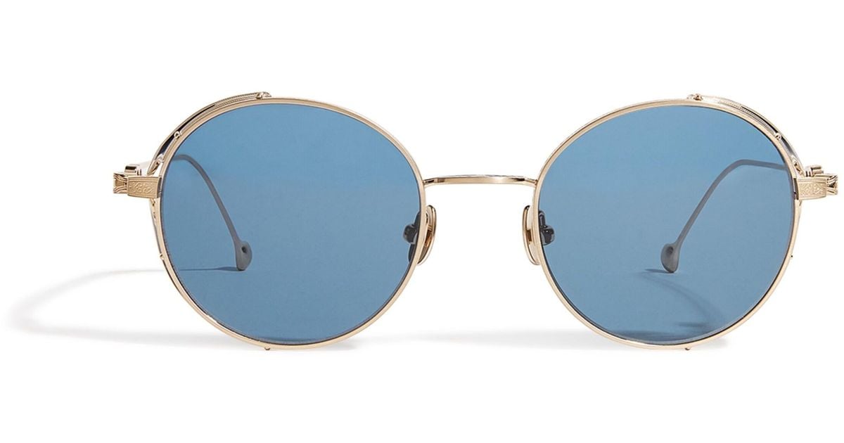 Matsuda M3152 Round Sunglasses in Blue for Men | Lyst UK