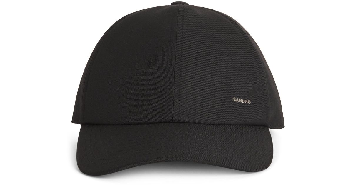 Sandro Technical Logo Cap in Black for Men | Lyst