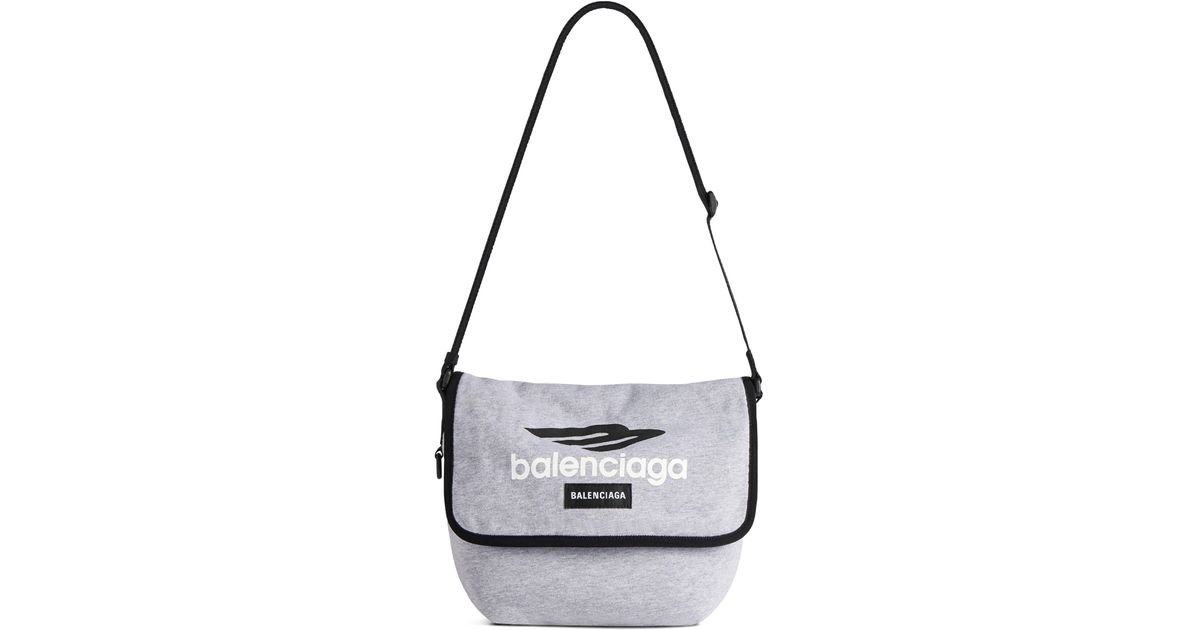 Balenciaga Small Explorer Messenger Bag in Metallic for Men | Lyst