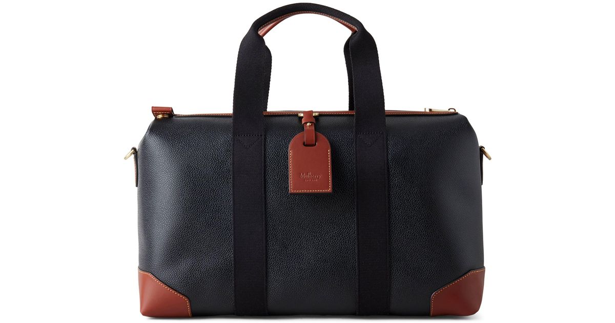 Mulberry Heritage Clipper Holdall in Black for Men | Lyst