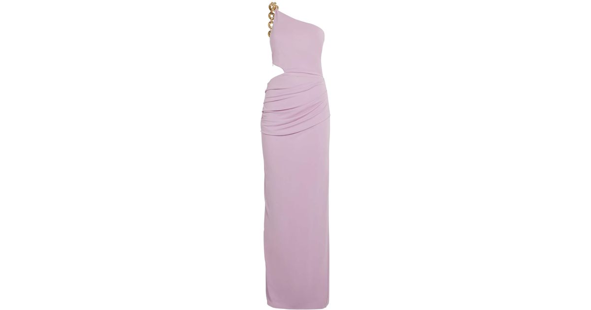 Cult Gaia Cut-Out-Detail Cobie Gown in Purple | Lyst