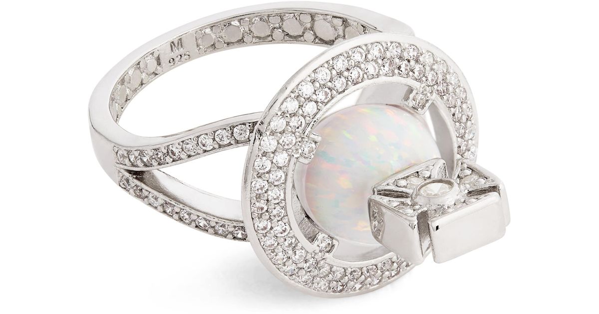 Vivienne Westwood Sterling Eabha Ring in White for Men | Lyst UK