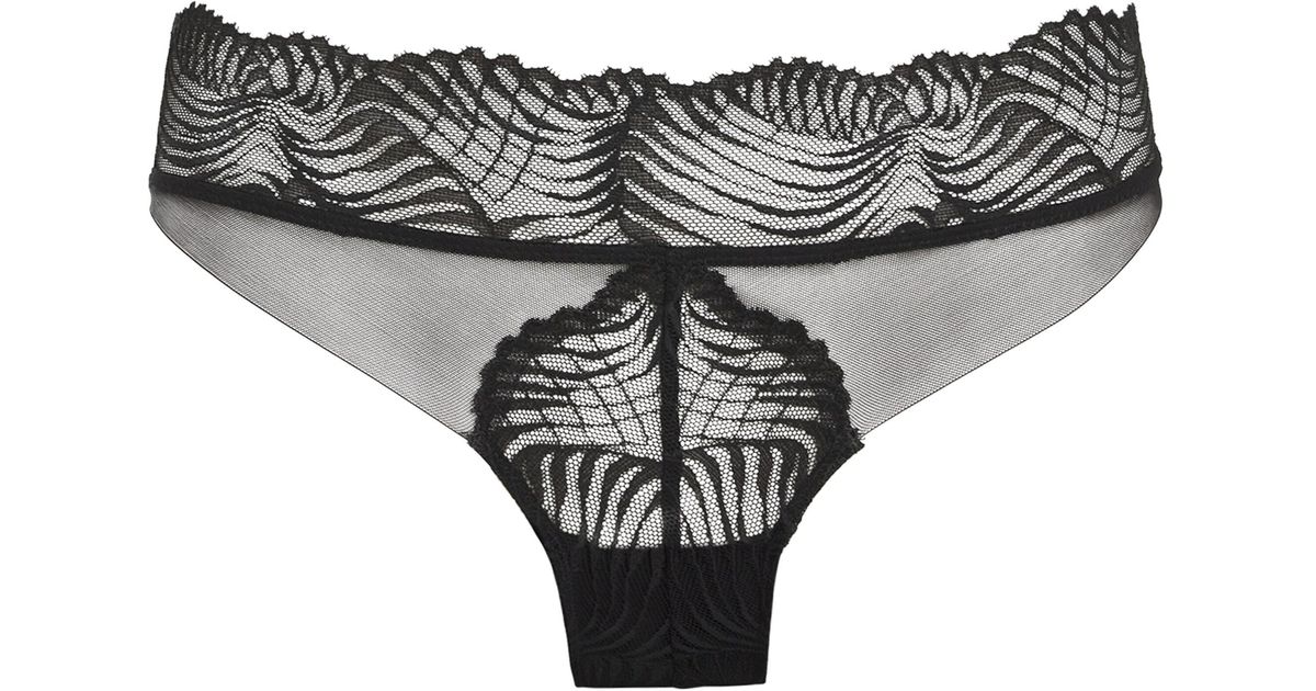 Calvin Klein Lace Bikini Briefs in Gray | Lyst