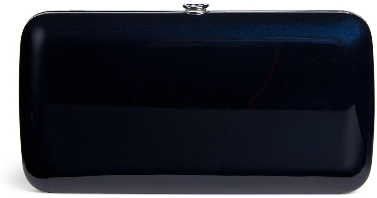 Jeffrey Levinson Glittered Finley Clutch Bag in Blue | Lyst UK