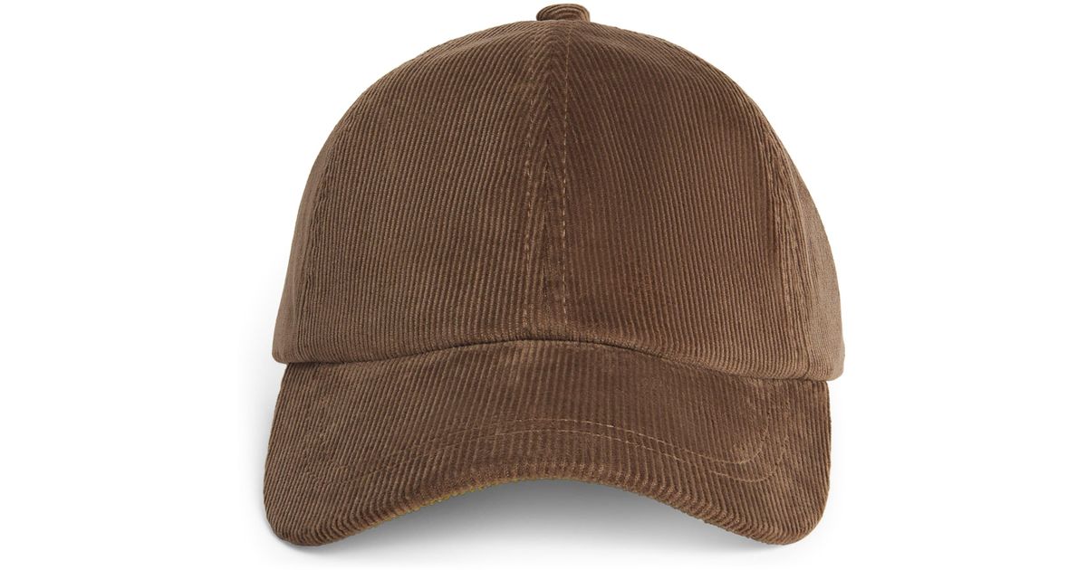 Paul Smith Cotton Corduroy Cap in Brown for Men | Lyst UK
