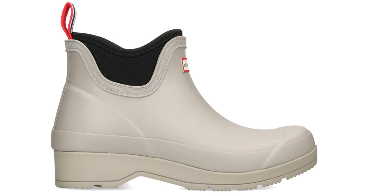 HUNTER Play Chelsea Boots in Brown | Lyst