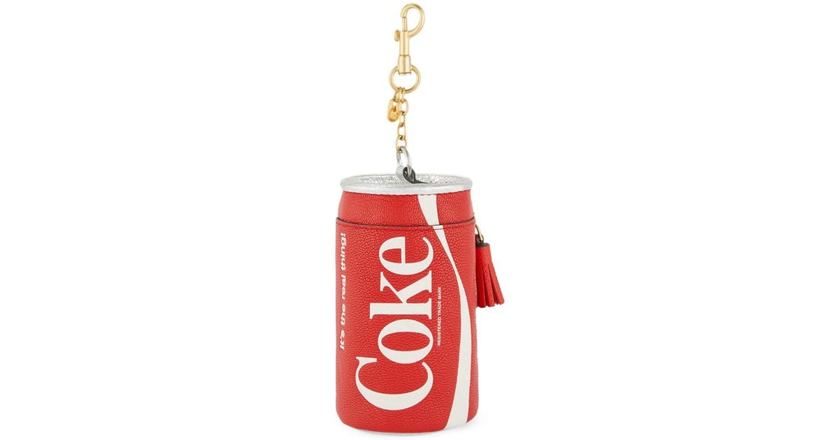 Anya Hindmarch X Coca-Cola Leather Coin Purse in Red | Lyst