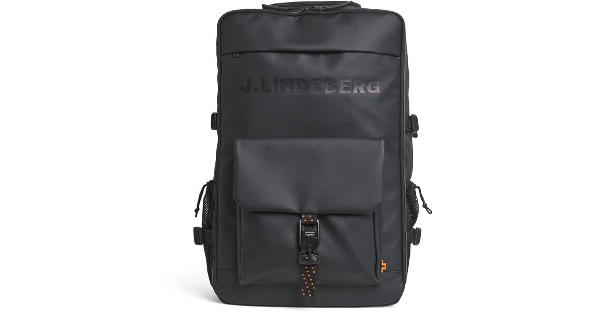 J.Lindeberg Tristan Backpack in Black for Men | Lyst