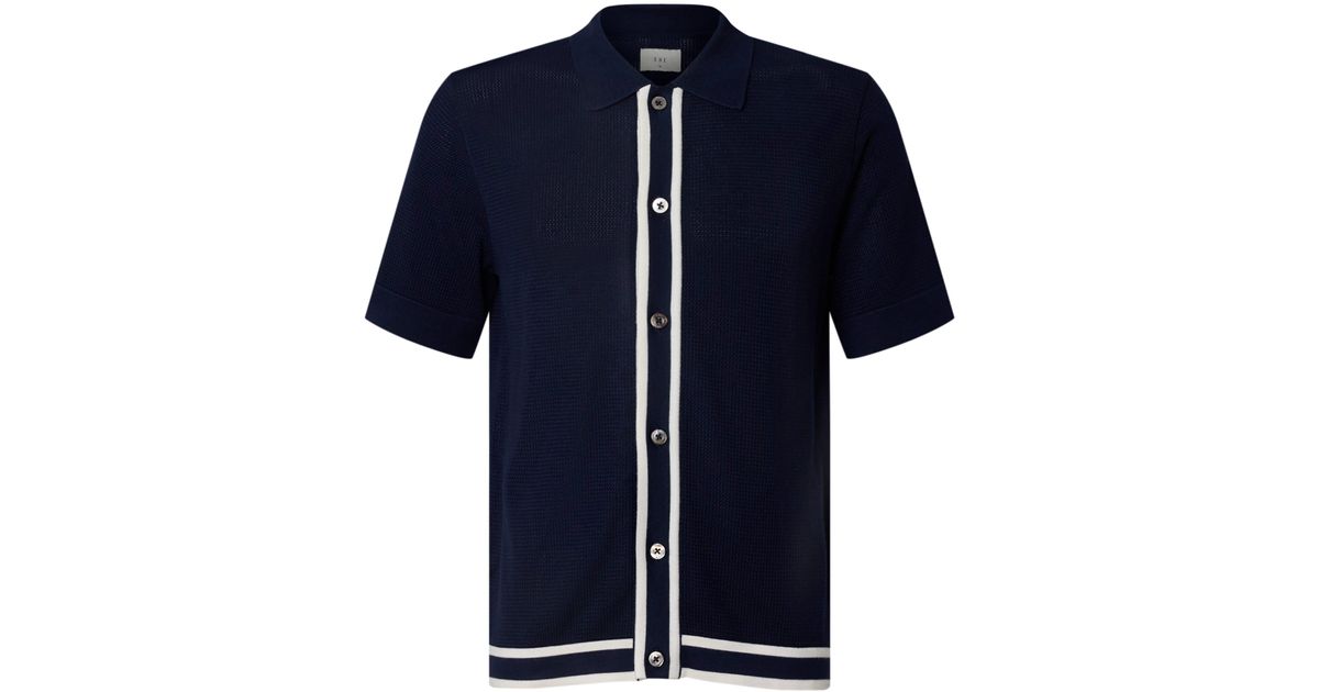 CHE George Polo Shirt in Blue for Men | Lyst UK