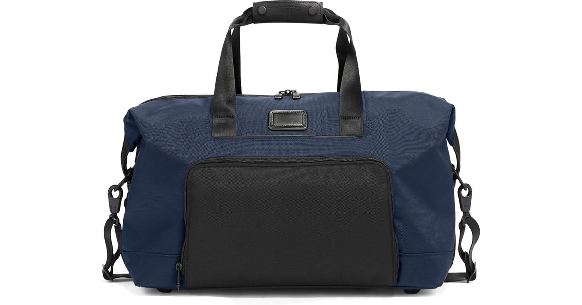 Tumi Alpha 3 Double Expansion Satchel Bag in Blue for Men | Lyst