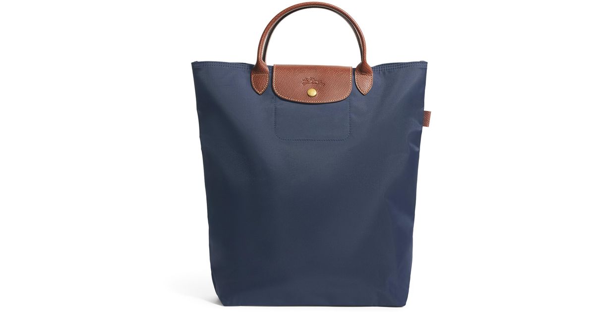 Longchamp Medium Le Pliage Original Tote Bag in Blue | Lyst UK