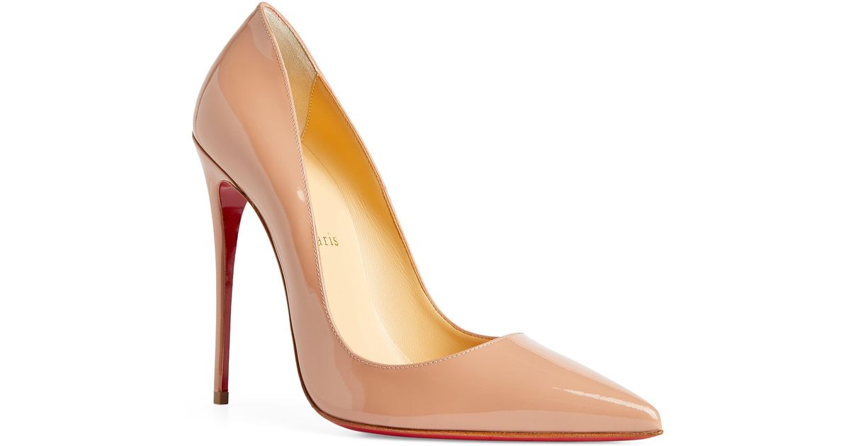 Christian Louboutin So Kate Patent Pumps 120 in Pink | Lyst